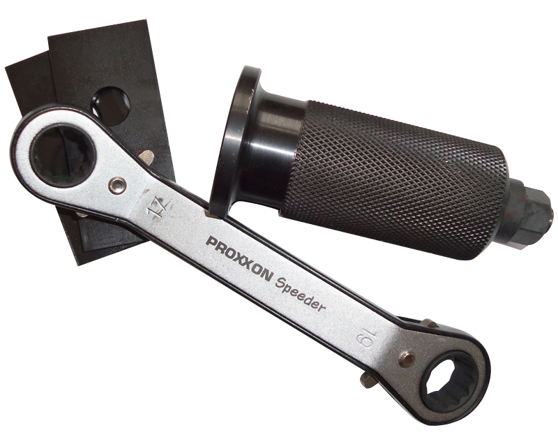 Cylinder Lock Puller (Puller, Plates, Ratchet) | Locksmith Tools ...